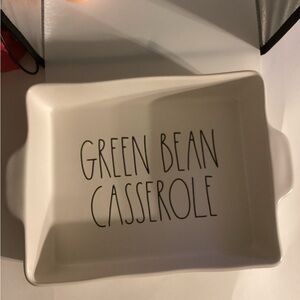 Rae Dunn | Kitchen | Rae Dunn White Green Bean Casserole Baking Dish ...